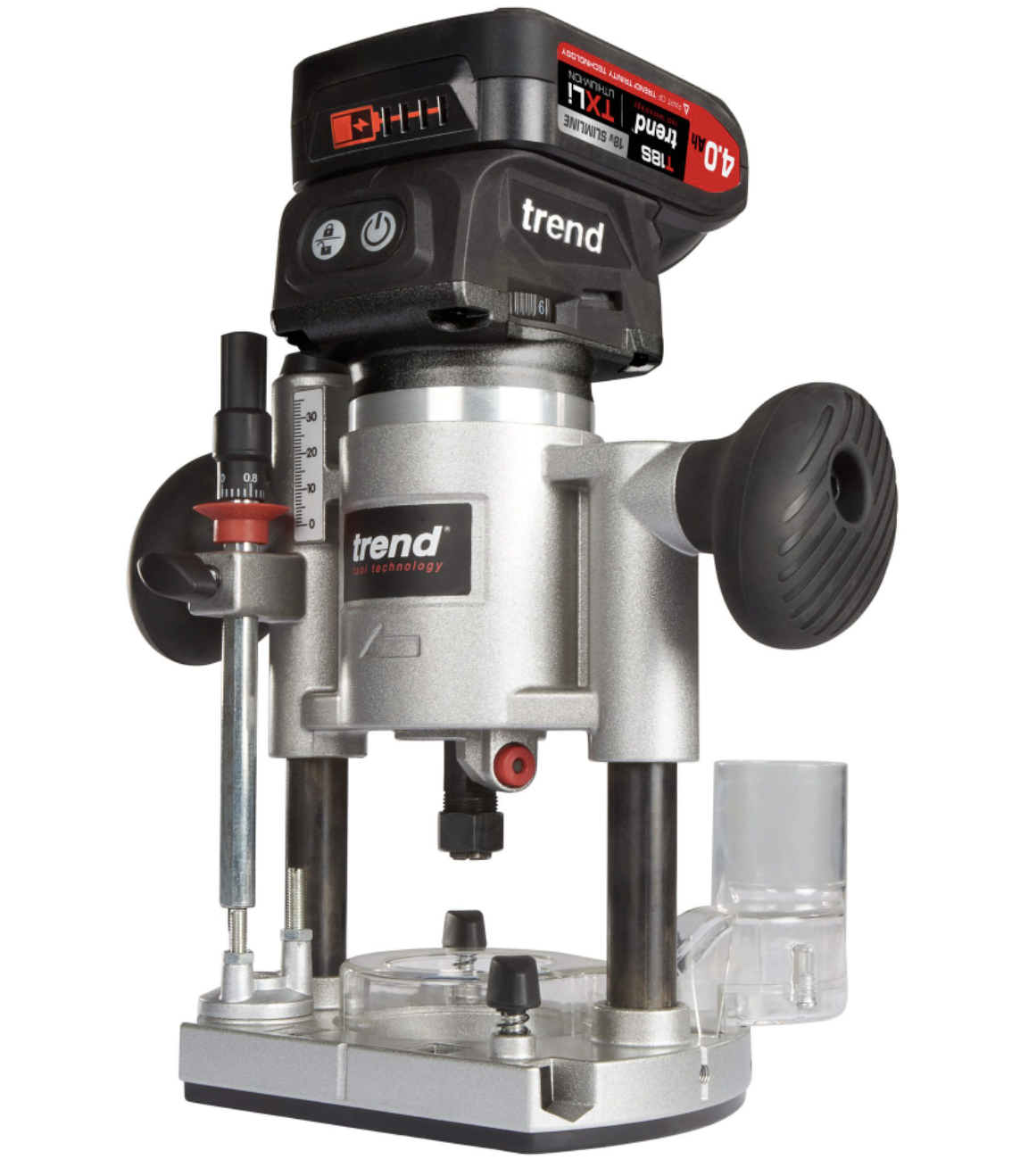 EPT Ireland. Trend R14K1/DOOR/C Cordless 18V Router with Complete Door ...