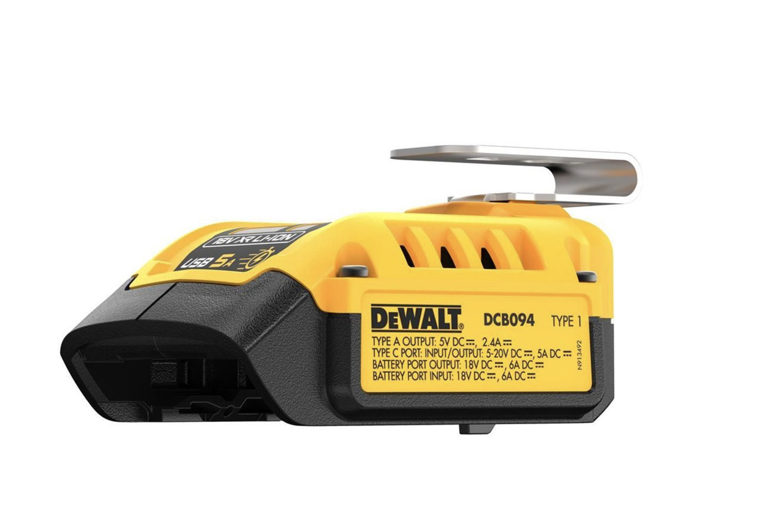 EPT Ireland. Dewalt DCB094K 12V-18V USB Battery Fast Charger